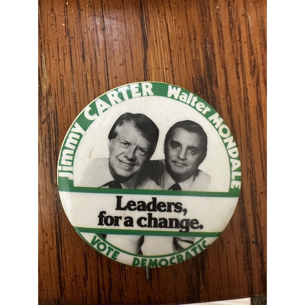 1976 Jimmy Carter Walter Mondale Presidential Campaig… - Gem
